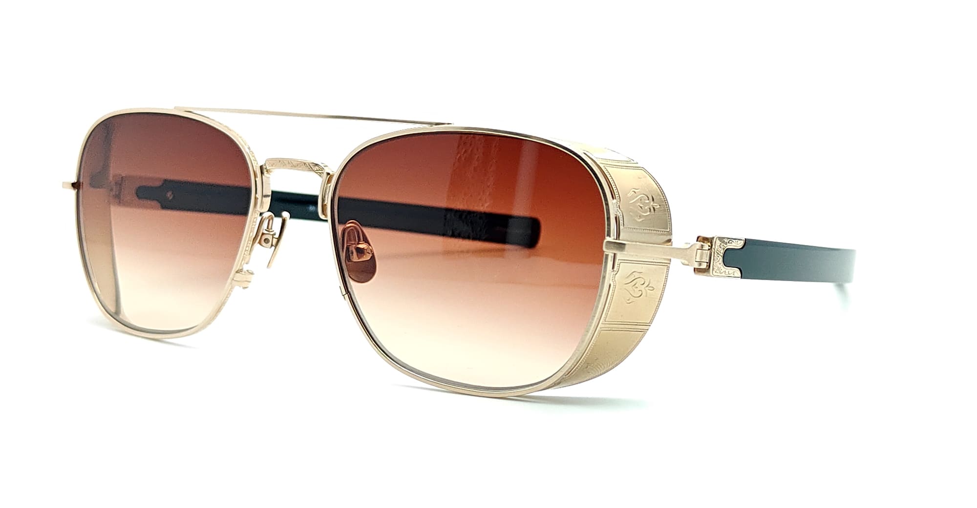 Matsuda M3115 - brushed gold / black – Mondello 1962